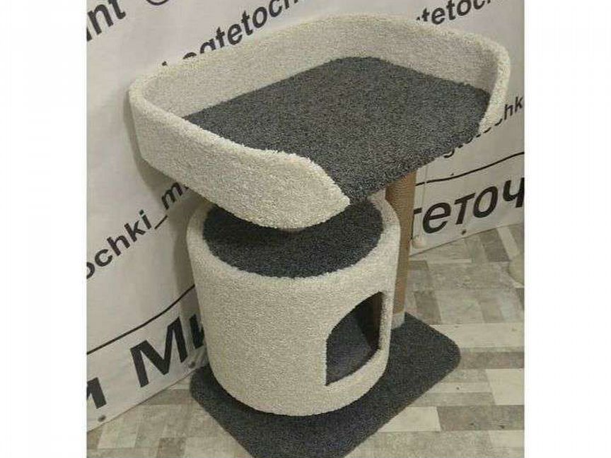 Игровой комплекс для крупных кошек с большим домом