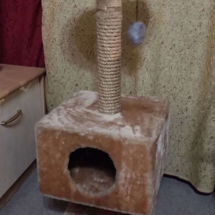 Когтеточка домик для кошки
