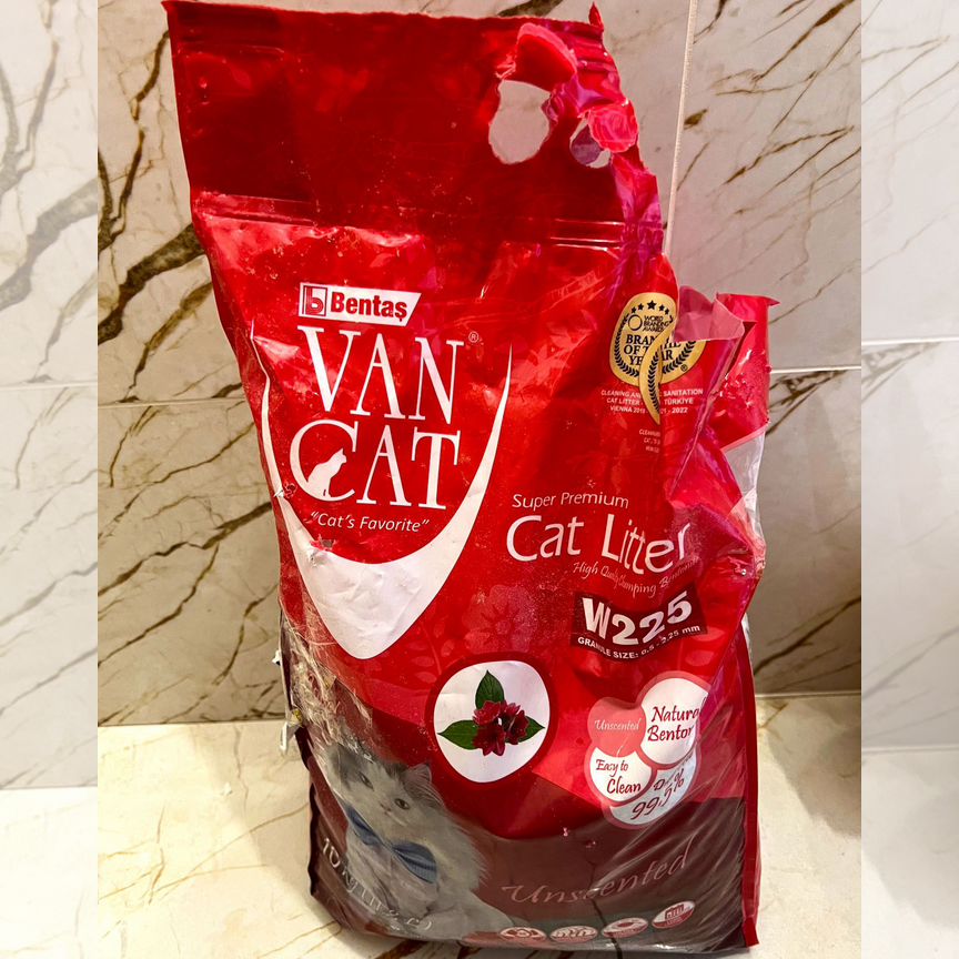 Наполнитель комкующийся Van Cat Super Premium 10кг