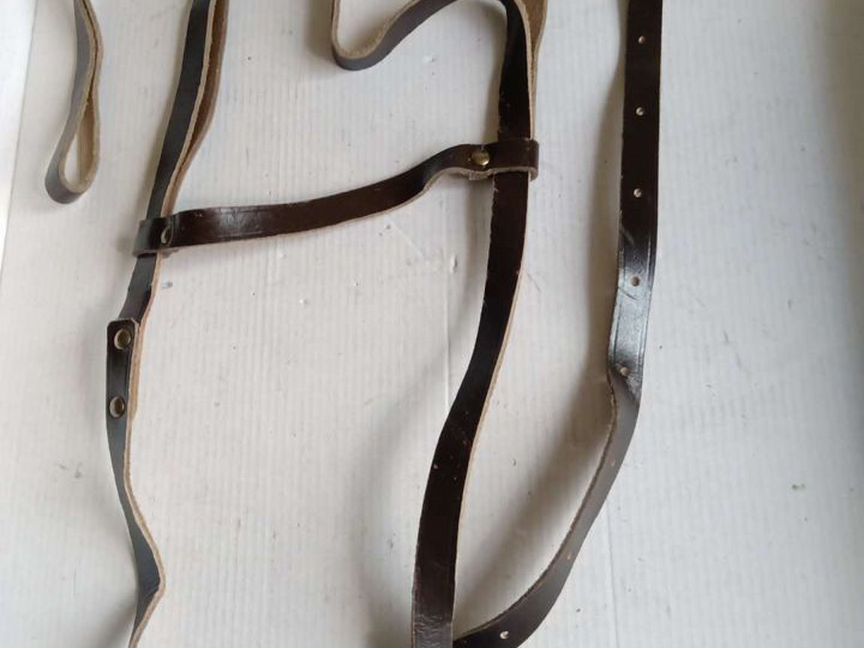 Ремень плащ - накидки натуральная кожа портупея