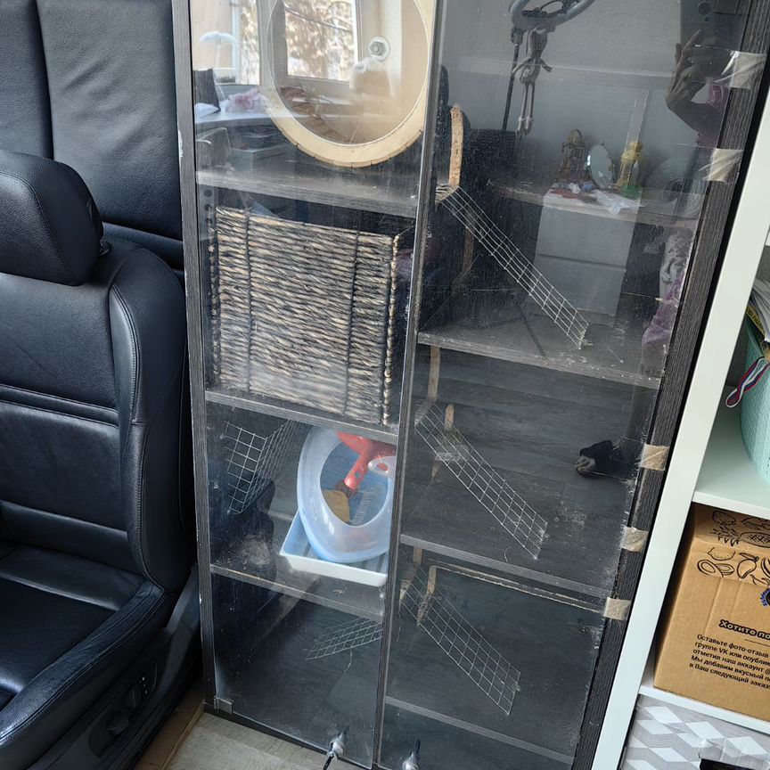 Витрина шкаф для шиншилл