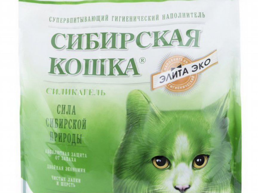 «Сибирская кошка» наполнитель силикагелевый 16л