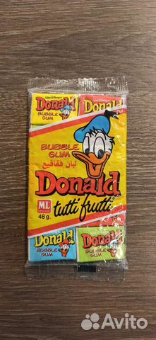 Жвачка Donald Duck запайка 10 шт купить в Москве | Хобби и отдых | Авито