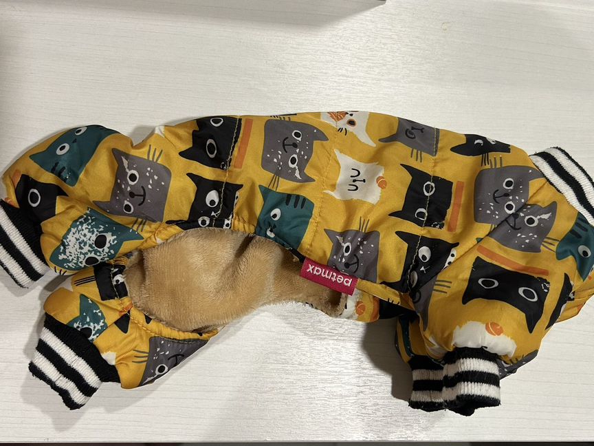 Теплый комбез для собак маленьких пород