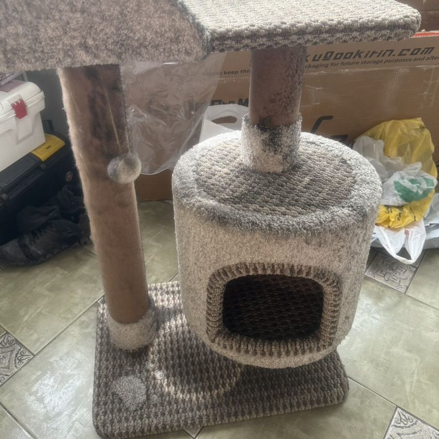 Когтеточка домик для кошки