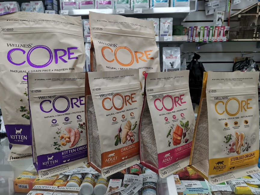 Корм для кошек и собак Wellness Core