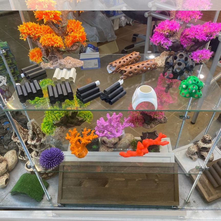 Аквариумные декорации в ассортименте м.Н.Черёмушки