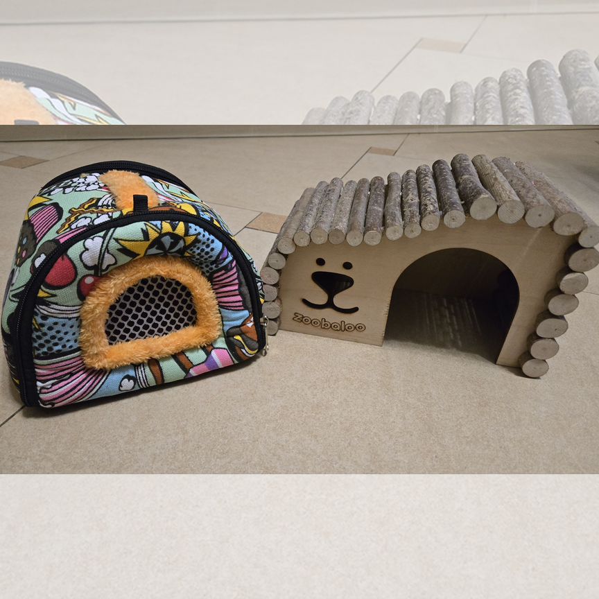 Домик и переноска для морской свинки