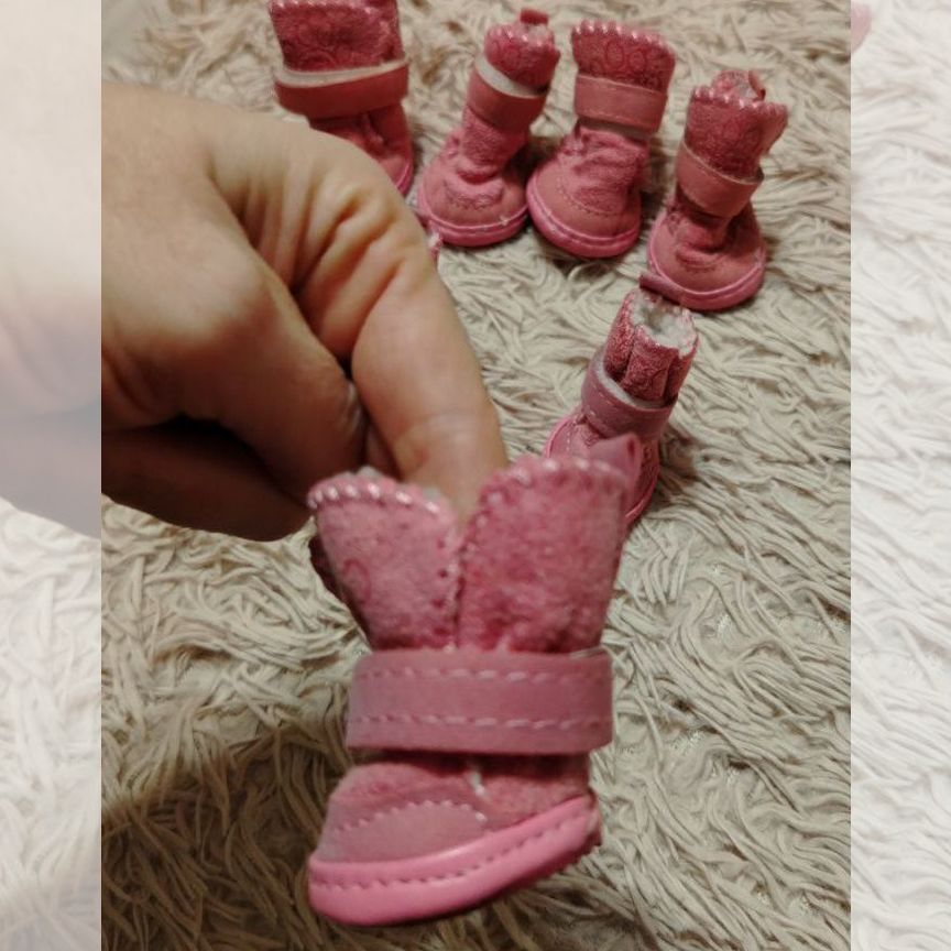 Зимние ботинки для собаки р1/2