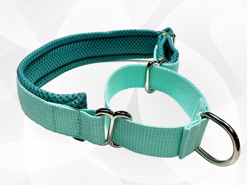 Ошейник мартингейл Мятный для собак