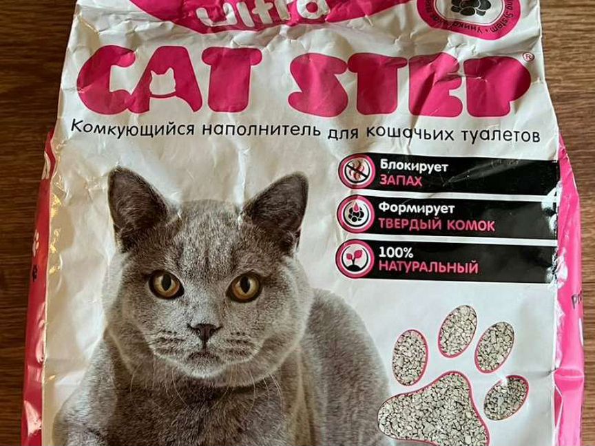 Наполнитель для кошачьего туалета Cat step