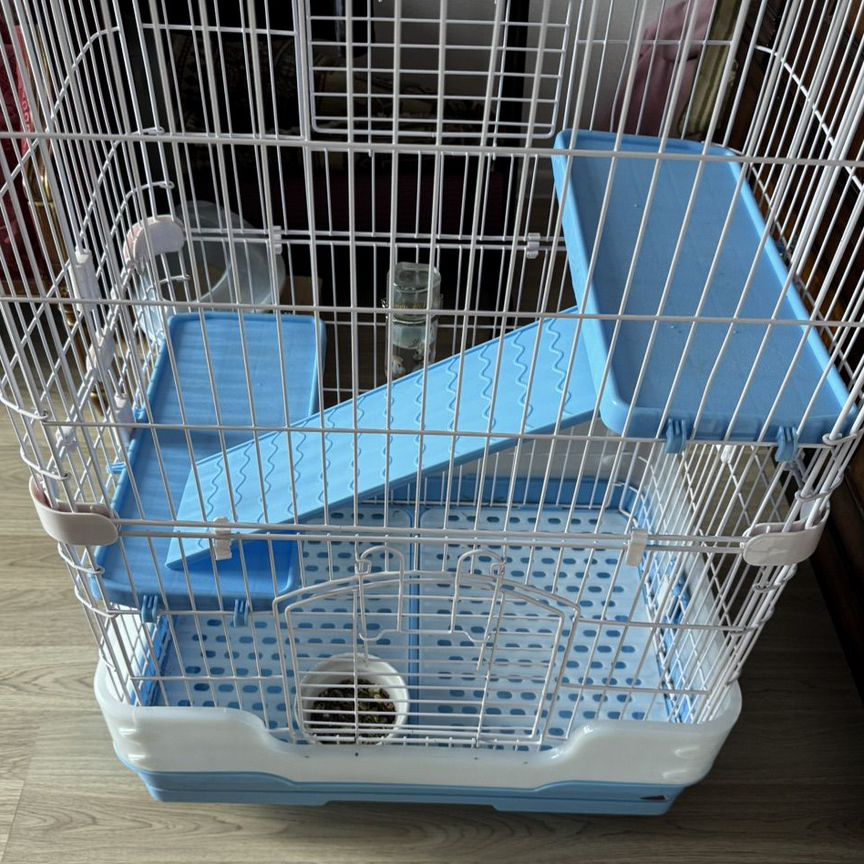 Клетка для грызунов большая с поддоном