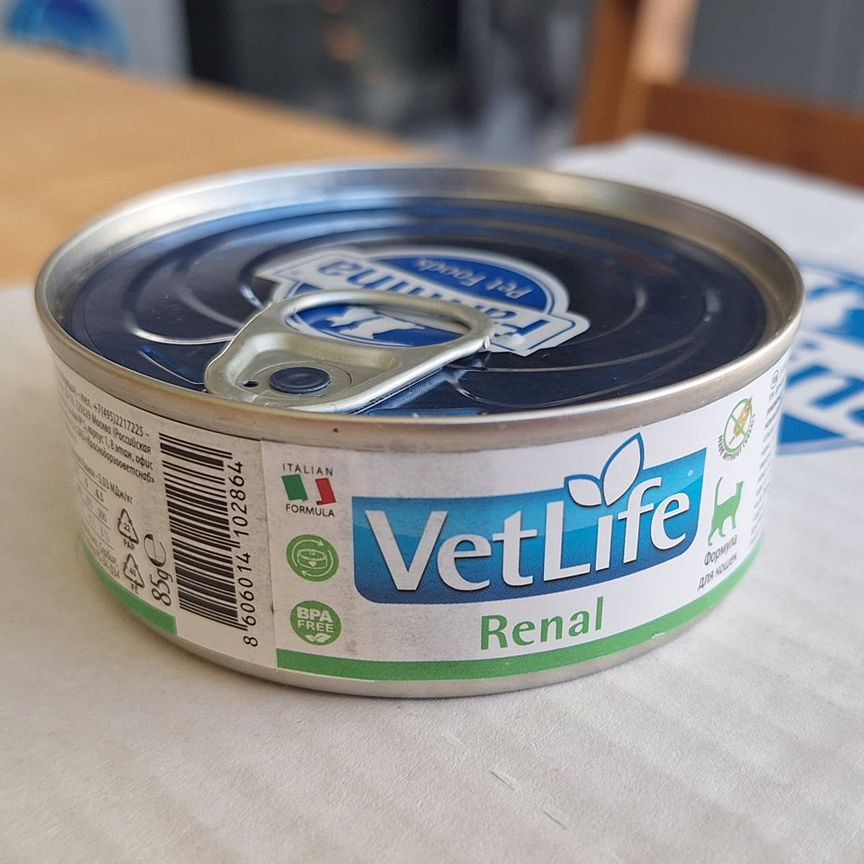 Farmina Vetlife Renal паштет для кошек, 13 шт