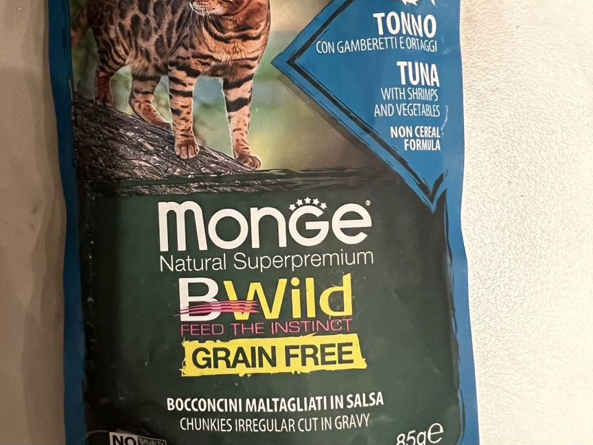 Влажный корм Monge Bwild для стерилизованных кошек