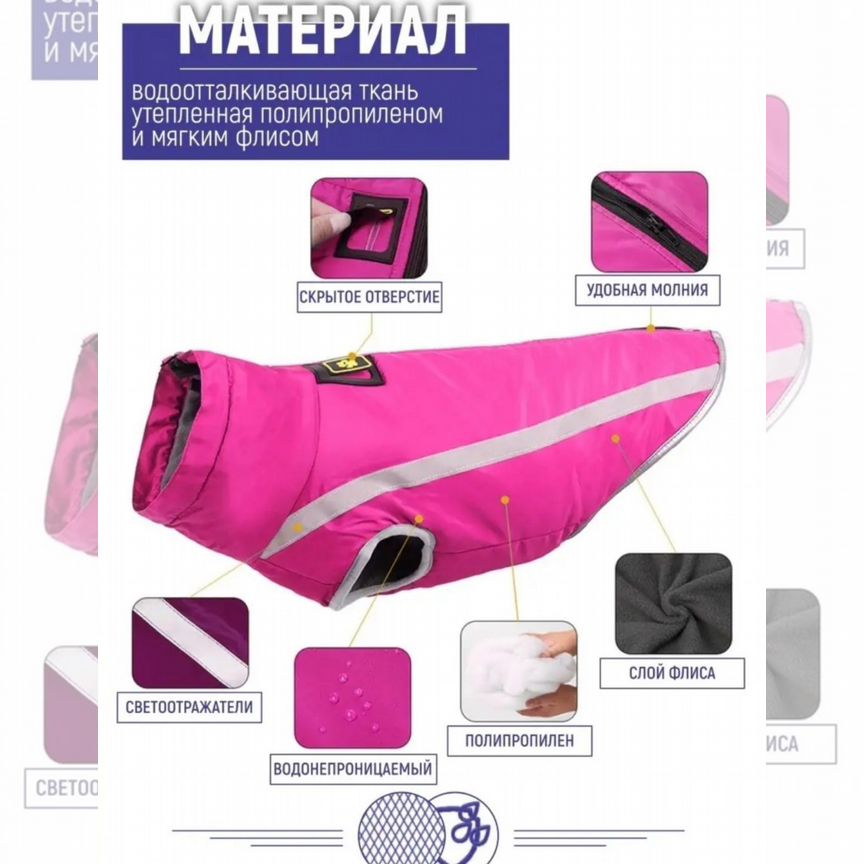 Комбинезон и дождевик для собаки