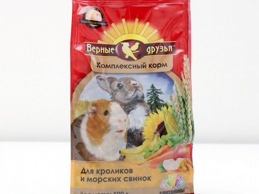 Корм для кроликов и морских свинок,500г, арт 27