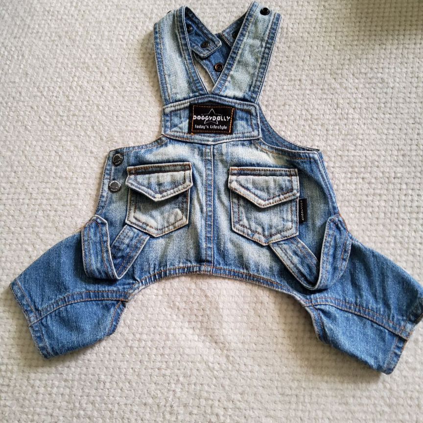 Джинсовый комбинезон