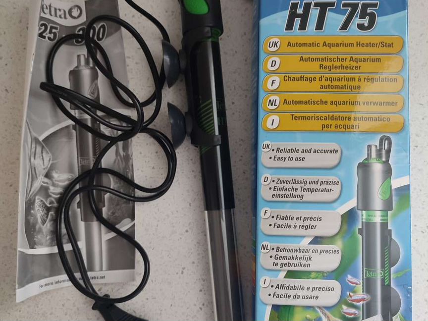 Обогреватель Tetra HT 75, 60-100л, новый