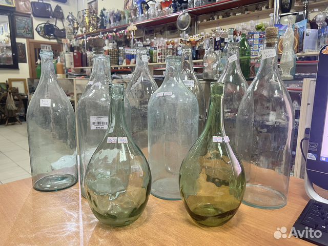 Четверть бутыль старинное стекло купить в Армавире | Хобби и отдых | Авито