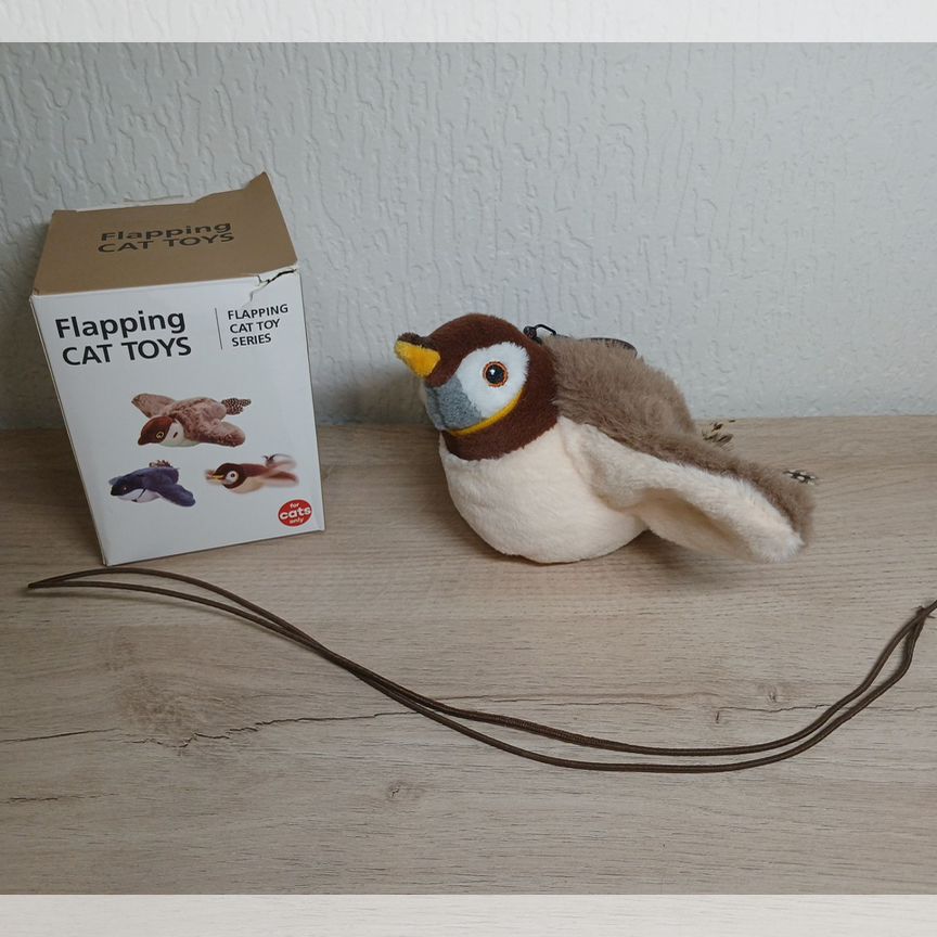 Интерактивная игрушка для кошек "Птичка"