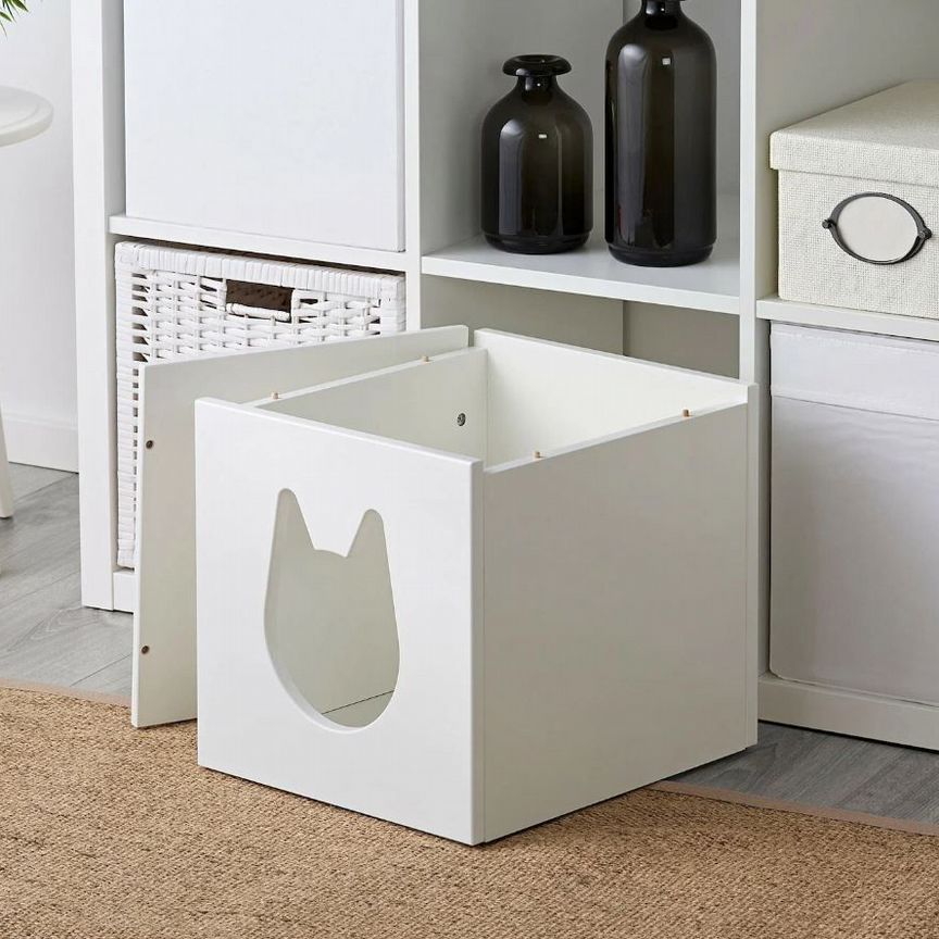 Кошачий домик - kallax IKEA/ каллакс икеа. Белый