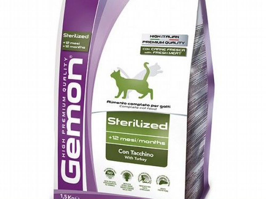 Для Стерилизованных кошек Gemon Sterilised