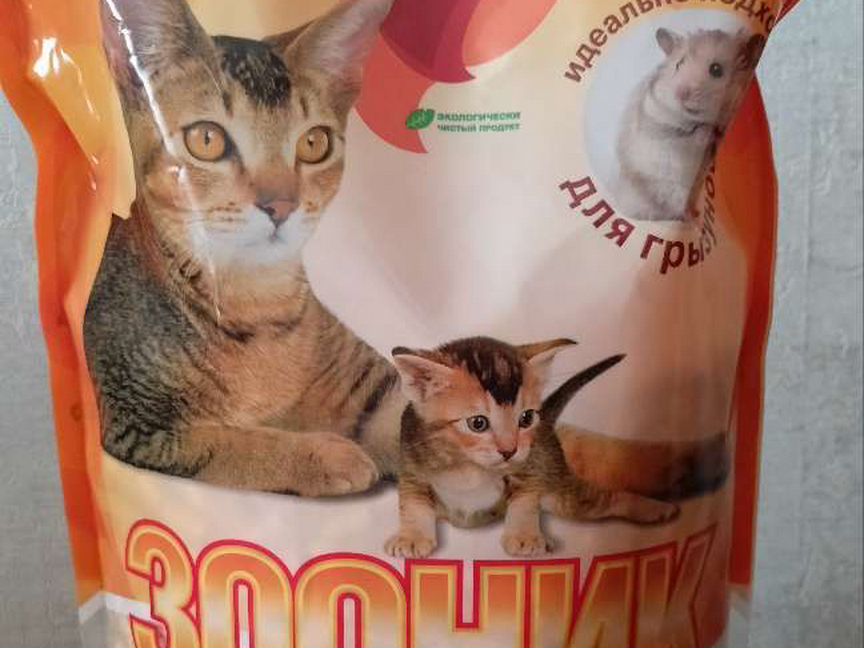 Наполнитель древесный для кошек и грызунов