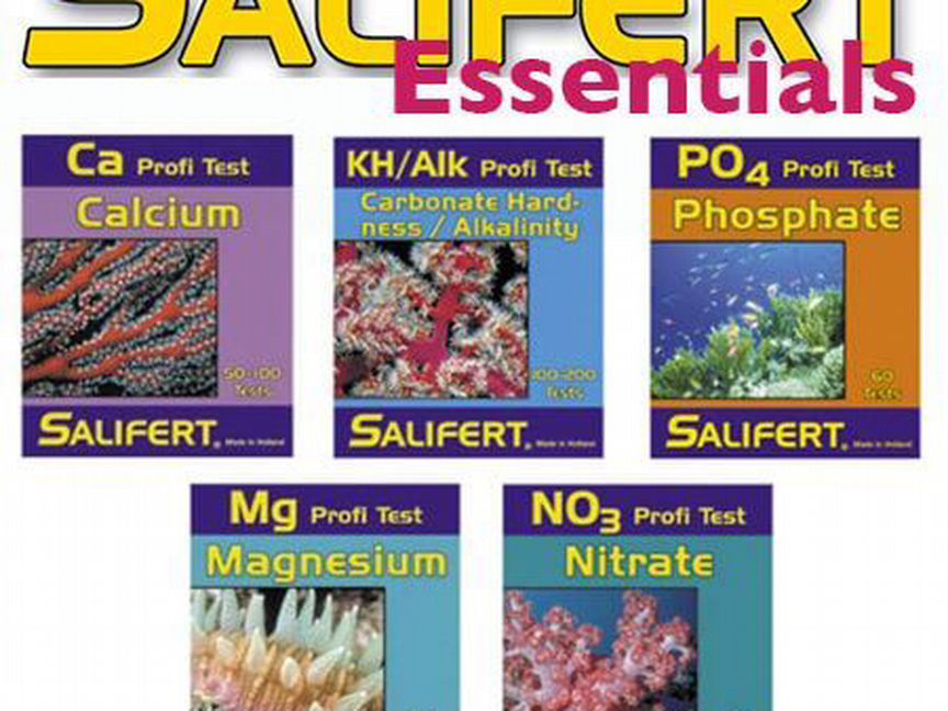 Тесты морской воды аквариума