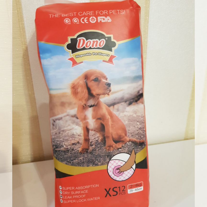 Подгузники для собак и кошек Dono