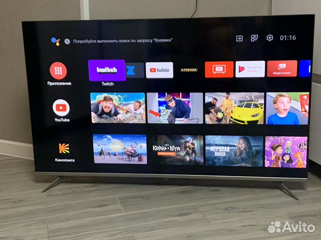 Телевизор TCL 55 дюймов(140см) SmartTV Ultra HD 4k купить в Тюмени ...