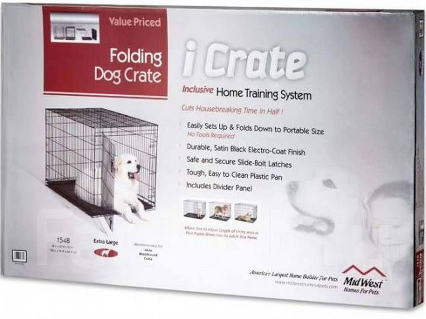 Клетка для собак (кошек) Midwest i Crate 107 х 76