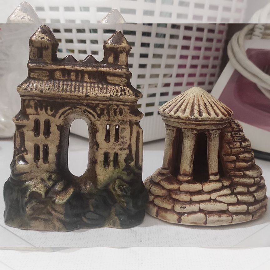 Декорации для аквариума замок