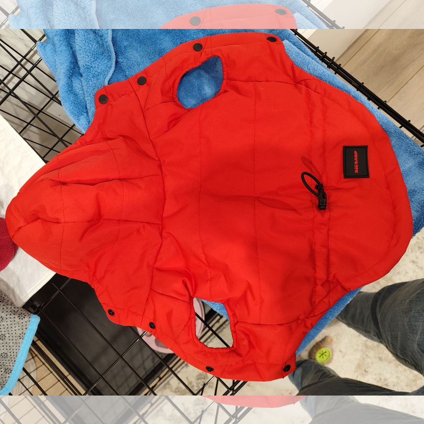 Жилетка для собаки зимняя