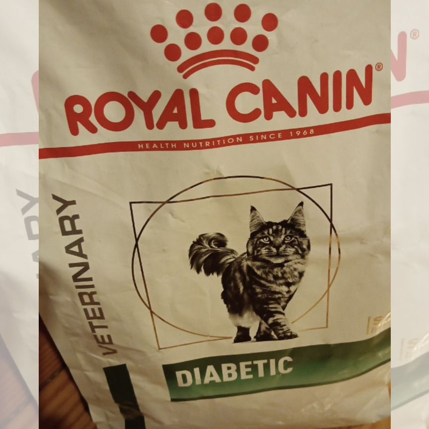 Корм кошачий royal canin diabetik сухой 1.5 кг