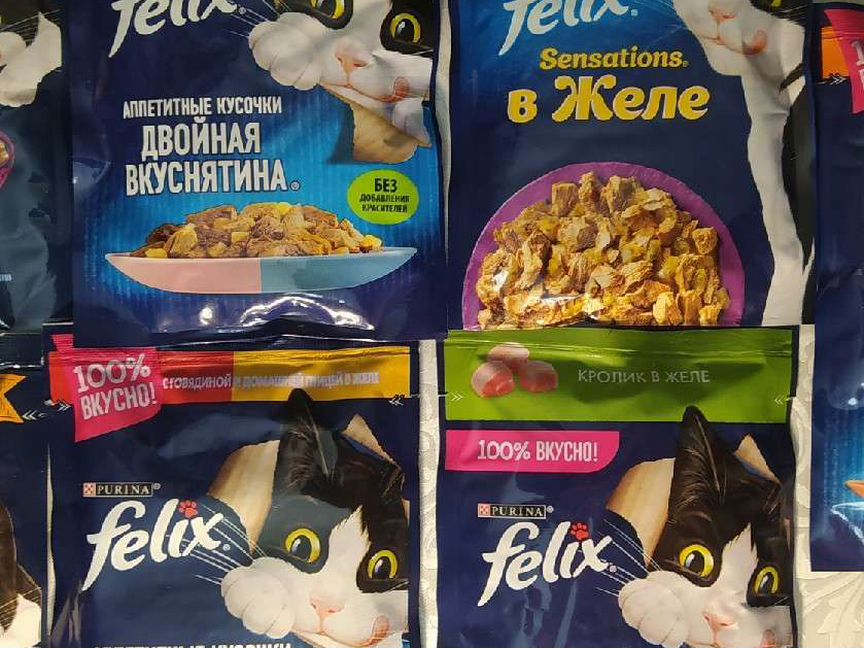 Корм для кошек Феликс
