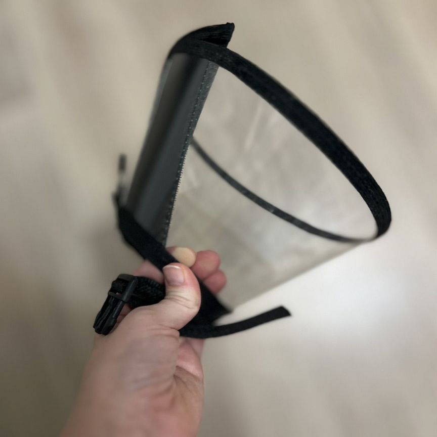 Воротник защитный на липучке с ошейником