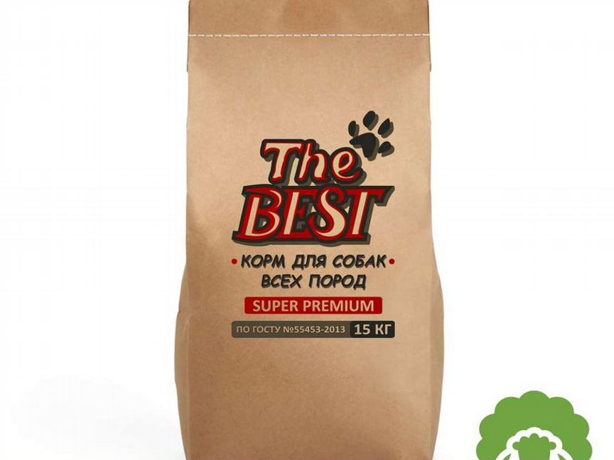 Сухой корм для собак The best. Баранина 15кг