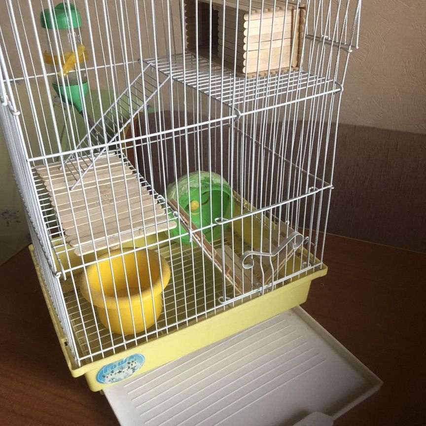 Клетка для хомяка 3 этажа