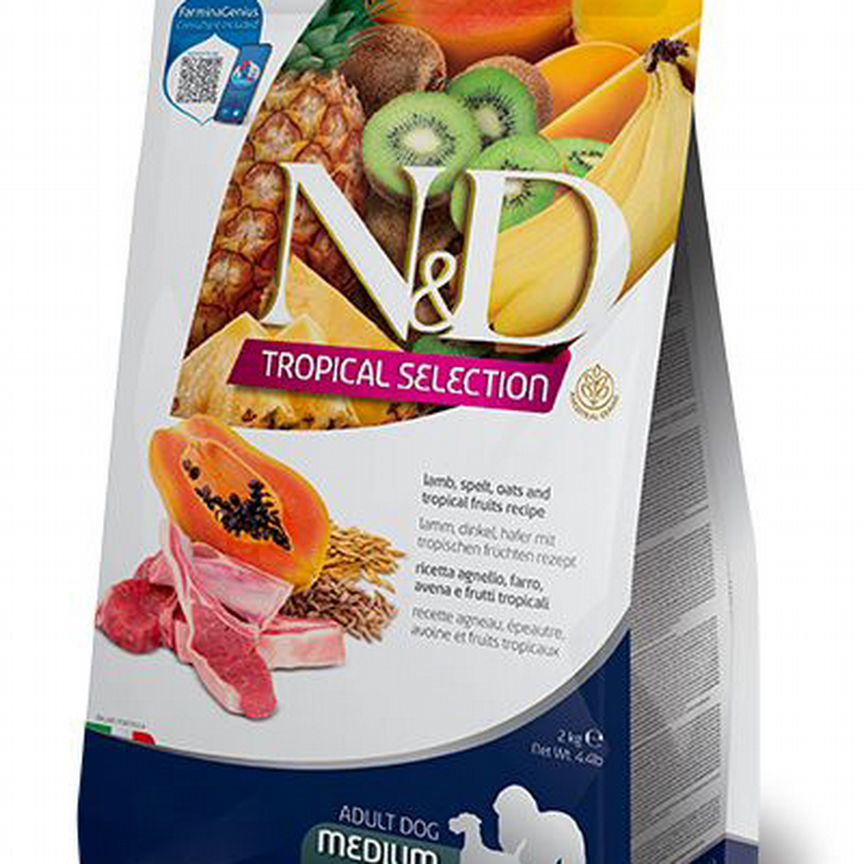 Farmina Tropical Medium&Maxi сухой корм для собак