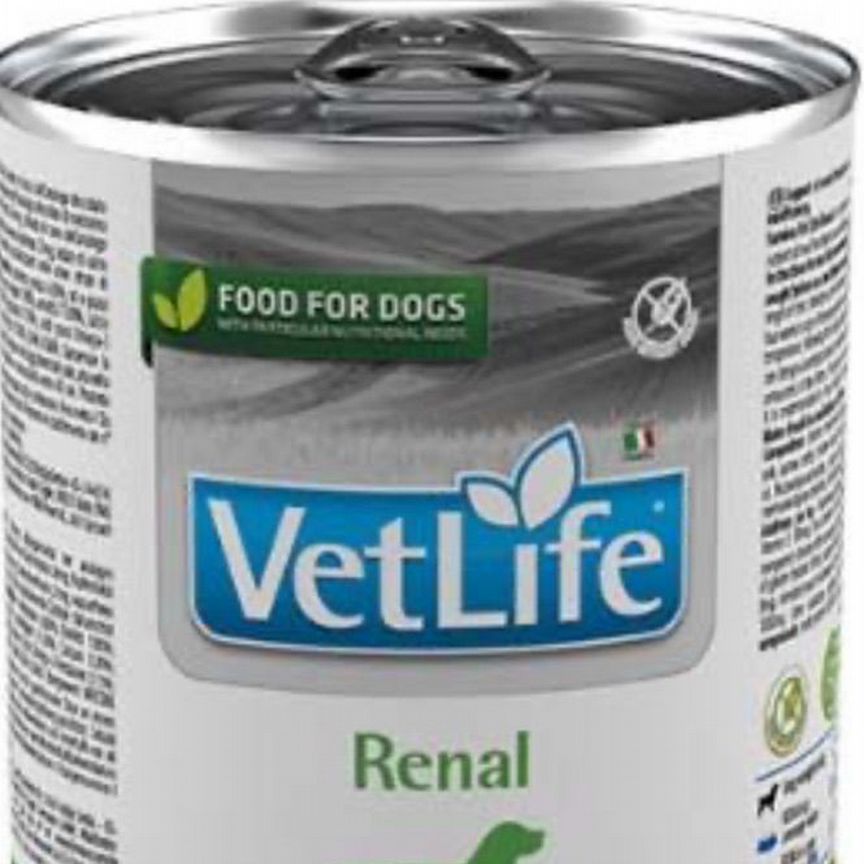 Корм VetLife Renal (20 банок) для собак