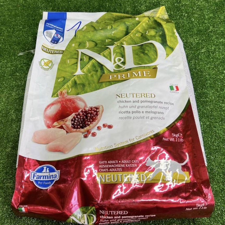 Фармина cat chicken&pomegr neutered из Европы