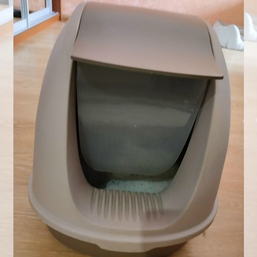 Кошачий домик туалет