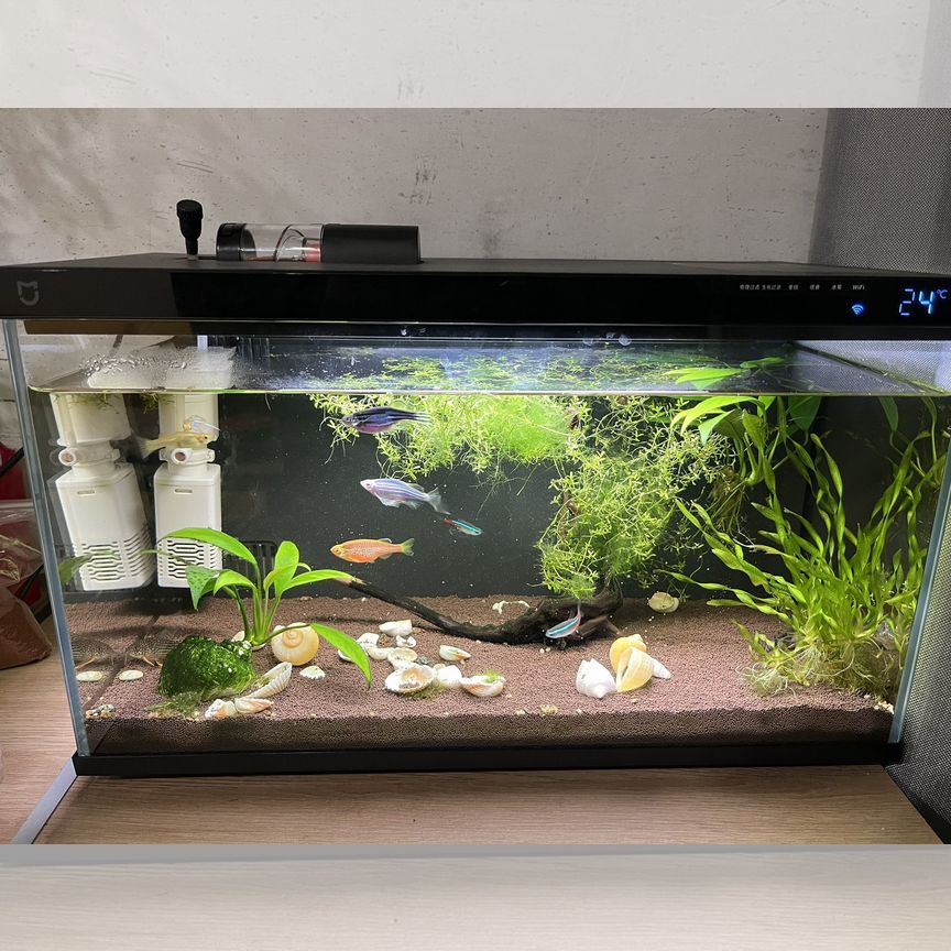 Аквариум Mijia SMART Fish Tank Black20L черный