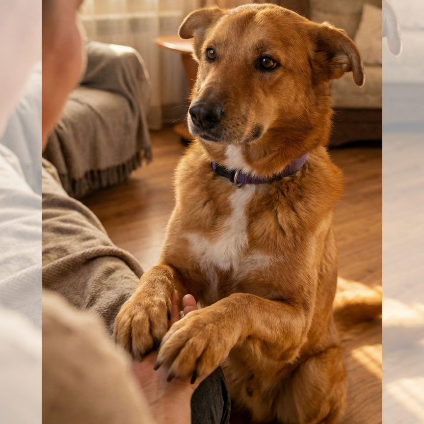 Взрослая собака в добрые руки