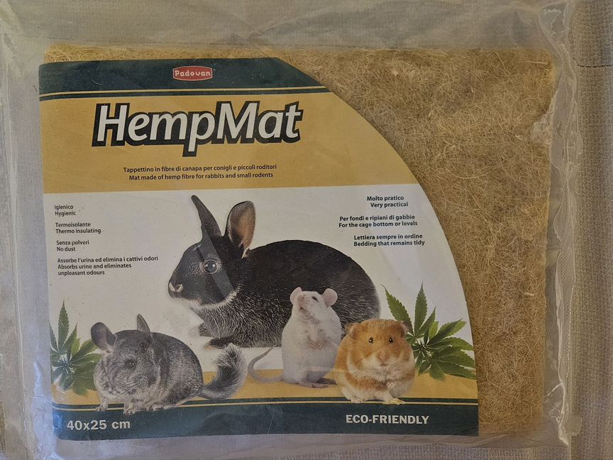 Коврик из пенькового волокна для грызунов Padovan