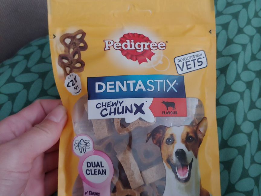 Лакомство Pedigree denta stix chewy chunx собак