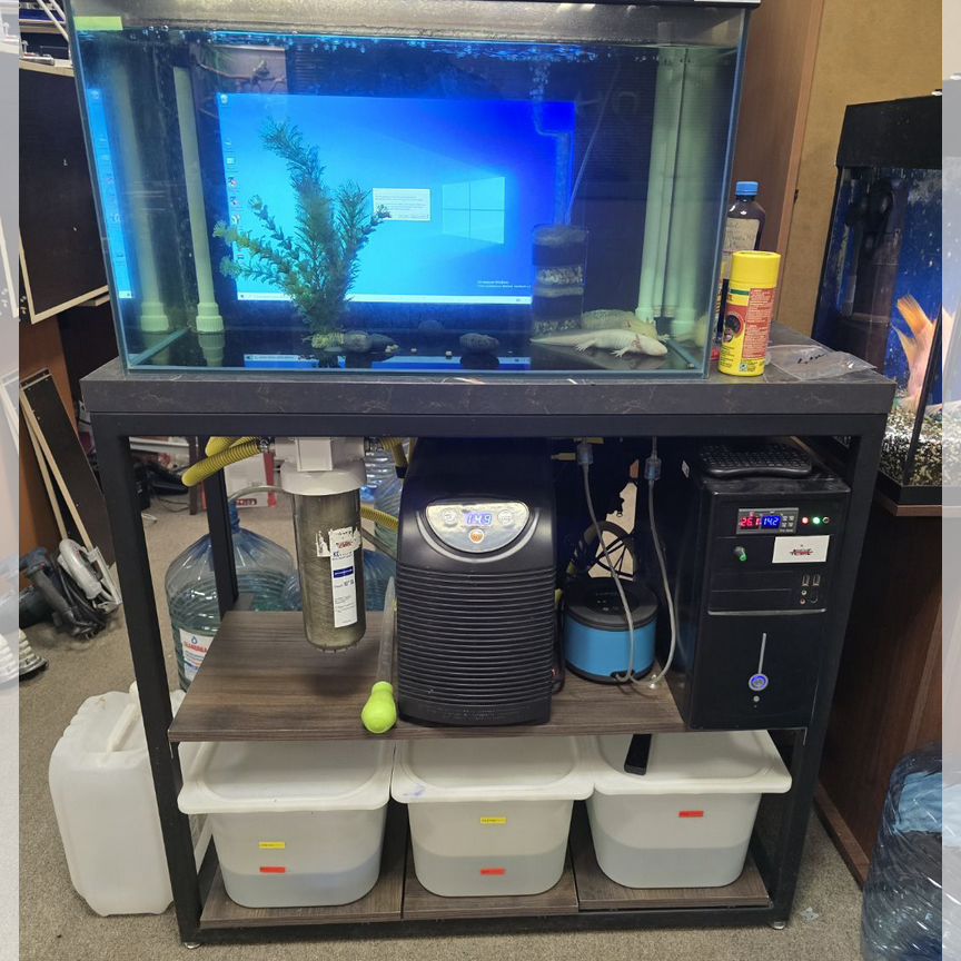 Аквариум "Умный" стиль "Хай тек"