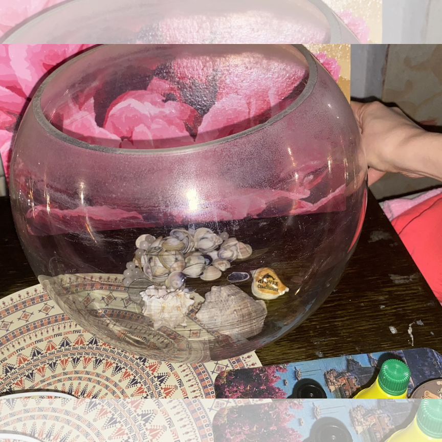 Аквариум 15 л круглый