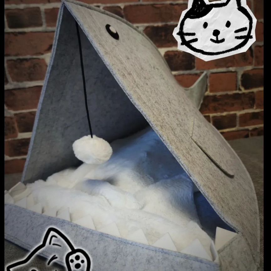 Домик палатка для котов