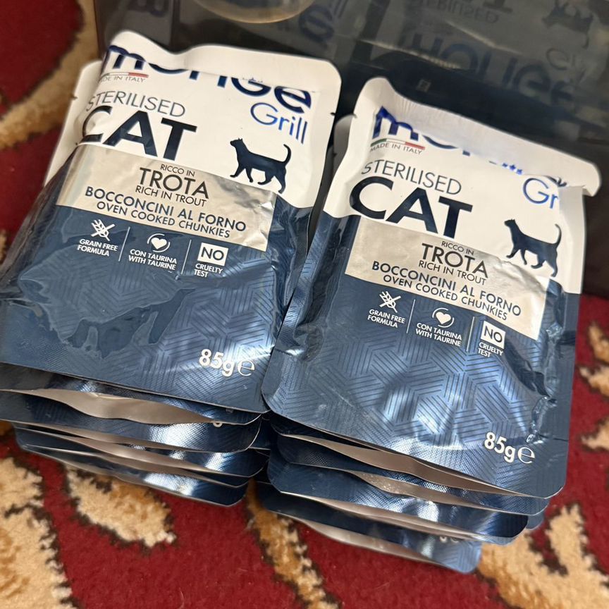 Корм для кошек monge Grill 18шт влажный